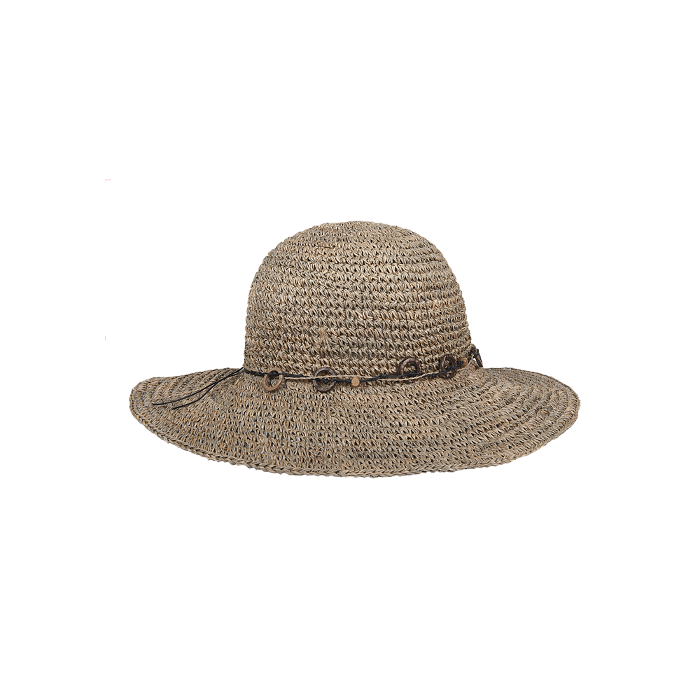 Tasmine - Zeegras hoed met brede rand